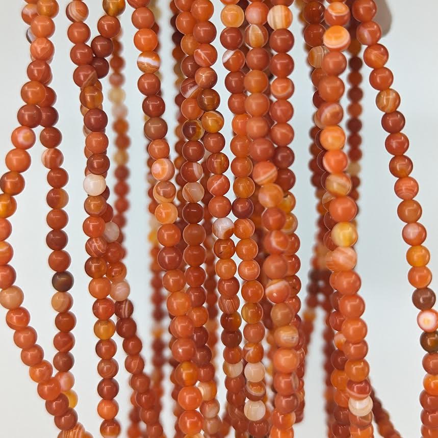 Sardonyx- Orange – Mountain Gems Burnaby